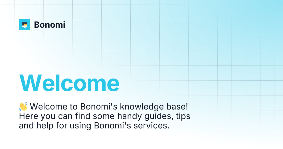 Welcome | Bonomi