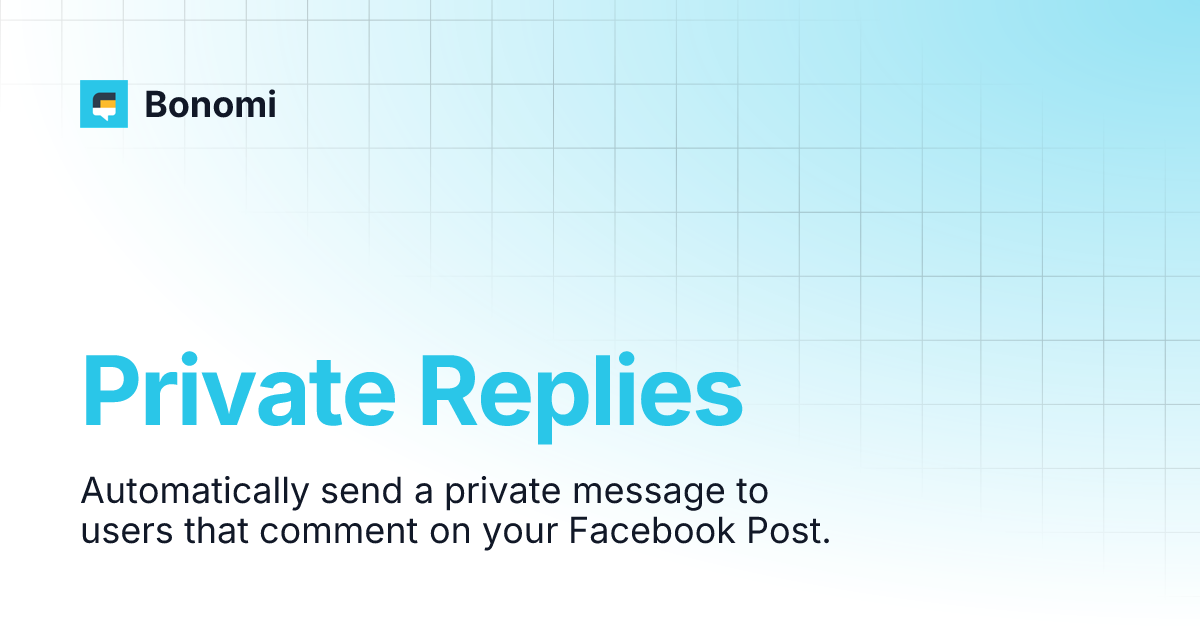 Private Replies | Bonomi