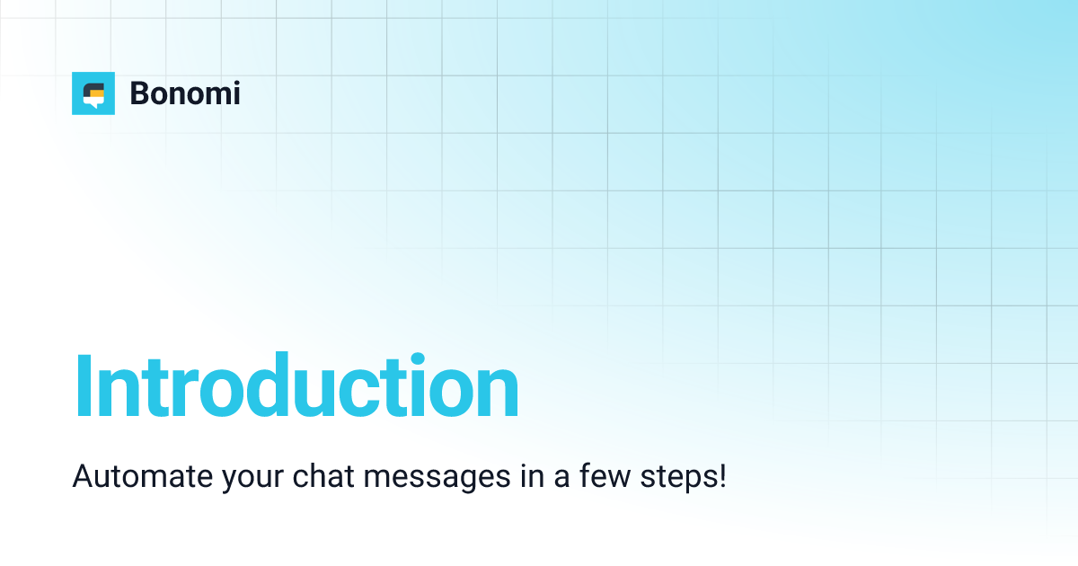 Introduction | Bonomi